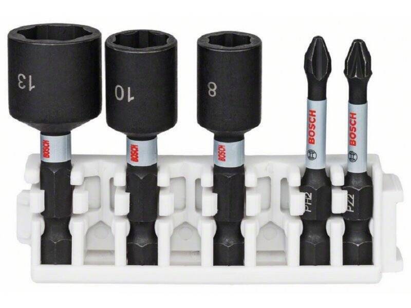 BOSCH IMPACT CONTROL SET BITOVA ODVRTAČA I NASADNIH KLJUČEVA, 5-DELNI 2608522350