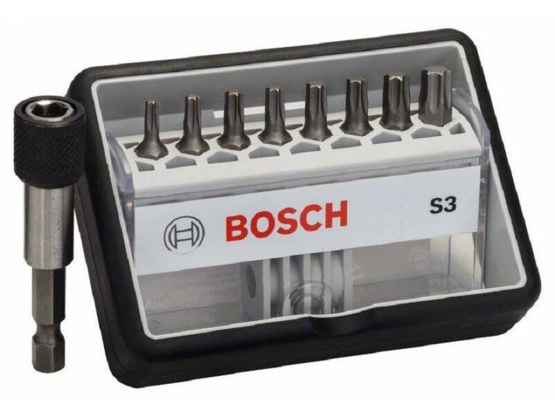 BOSCH 8+1-DELNI SET ROBUST LINE BITOVA ODVRTAČA S EKSTRA TVRDI 2607002562, 25 MM, 8+1-DELNI