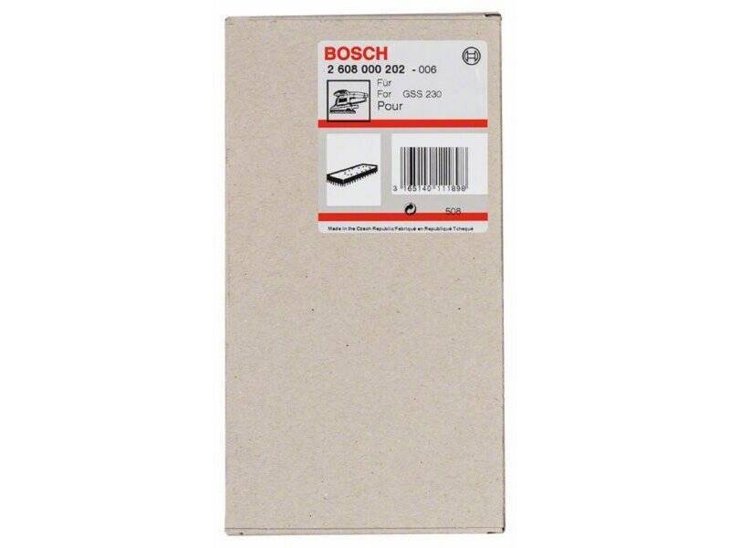 BOSCH BRUSNA PLOČA 2608000202, 185  X  93 MM SA ČIČAK PRIHVATOM