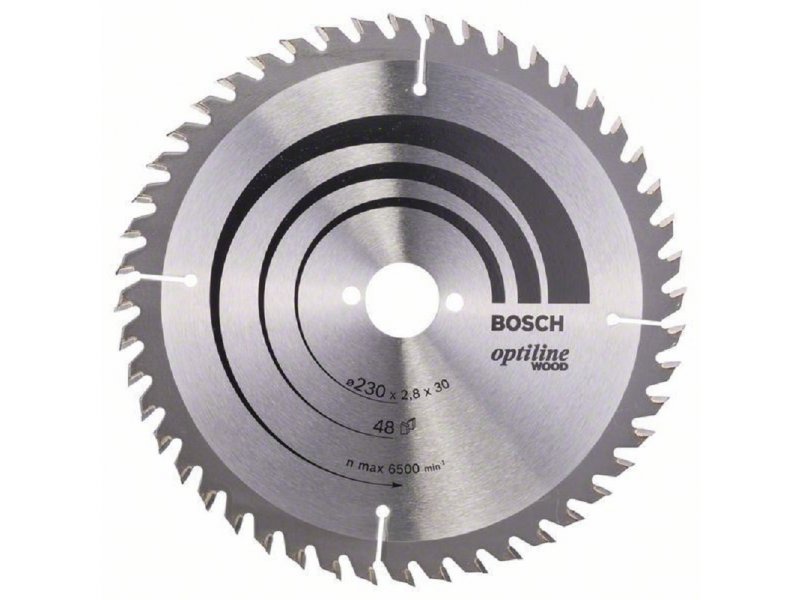 BOSCH LIST KRUŽNE TESTERE OPTILINE WOOD 230 X 30 X 2.8 MM. 48