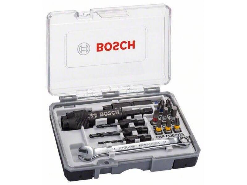 BOSCH 20-DELNI SET BITOVA ODVRTAČA DRILL&DRIVE 2607002786, PH2 PH2 PZ2 SL5 H4 H5 T15 T20 T25