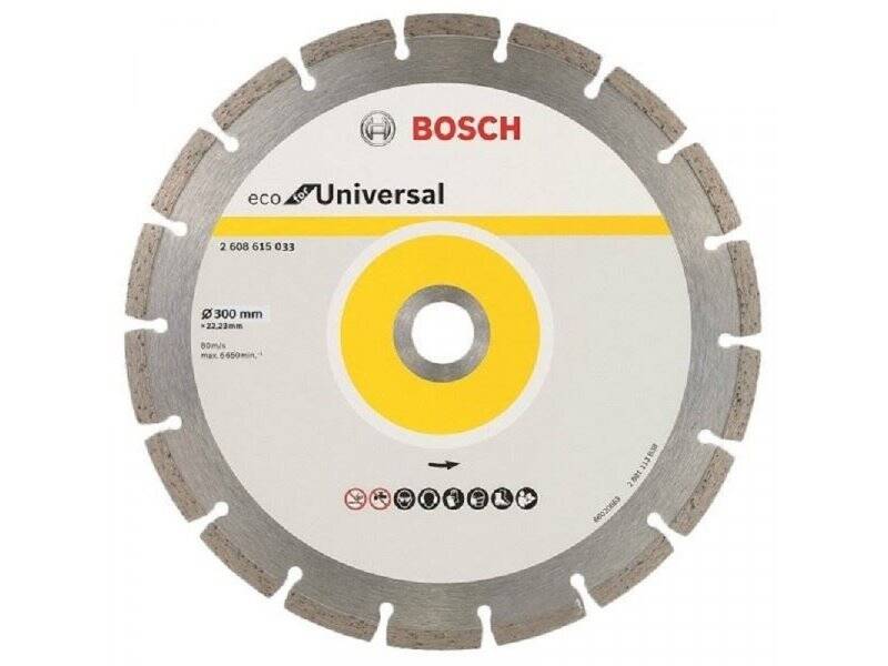 BOSCH DIJAMANTSKA REZNA PLOČA ECO FOR UNIVERSAL 2608615033, 300×25.4×3.2×8