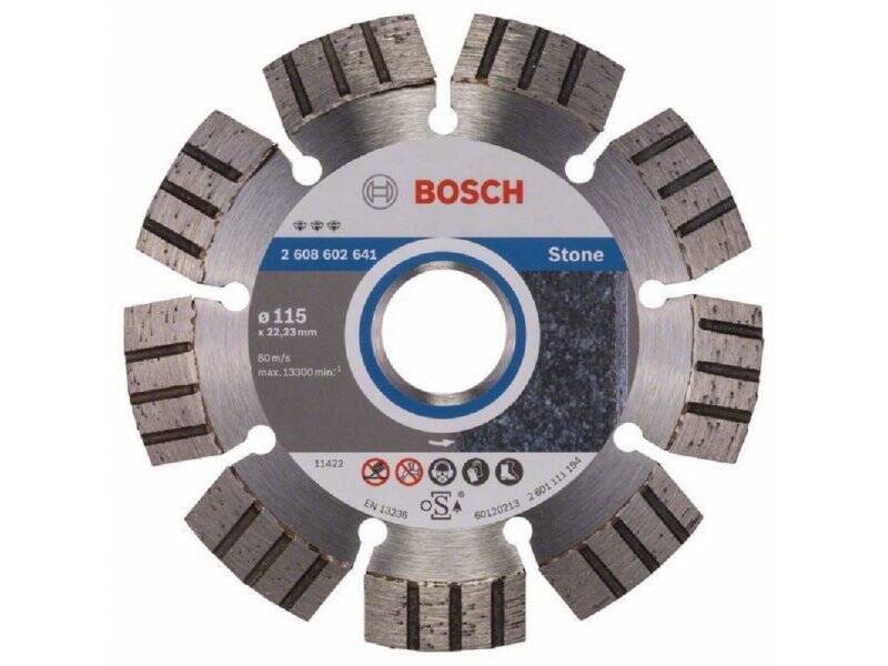 BOSCH DIJAMANTSKA REZNA PLOČA BEST FOR STONE 2608602641, 115 X 22,23 X 2,2 X 12 MM