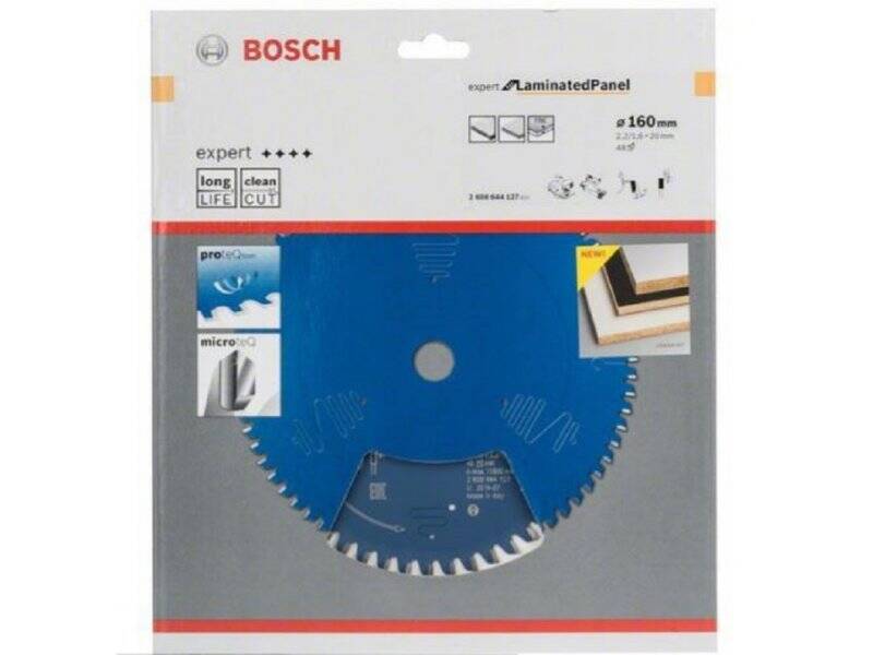 BOSCH LIST KRUŽNE TESTERE EXPERT FOR LAMINATED PANEL 160X20X2.2 1.6×48 T