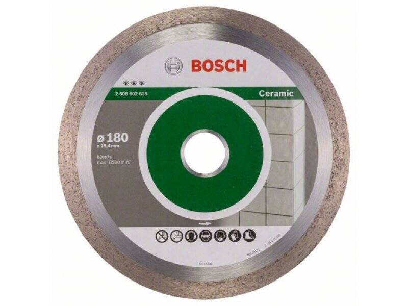 BOSCH DIJAMANTSKA REZNA PLOČA BEST FOR CERAMIC 2608602635, 180 X 25,40 X 2,2 X 10 MM