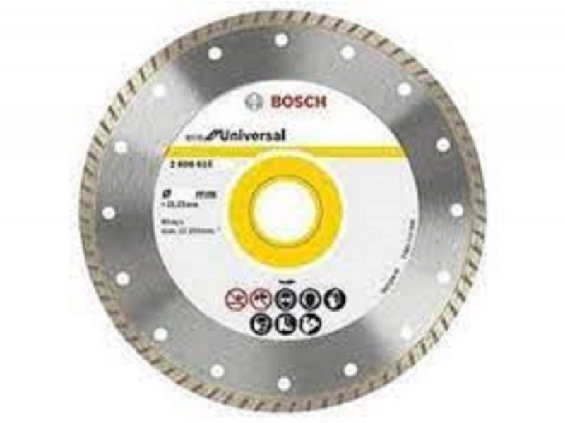 BOSCH DIJAMANTSKA REZNA PLOČA ECO FOR UNIVERSAL 115×22,23×2,0X7 – PAKOVANJE OD 10 KOMADA (2608615040)