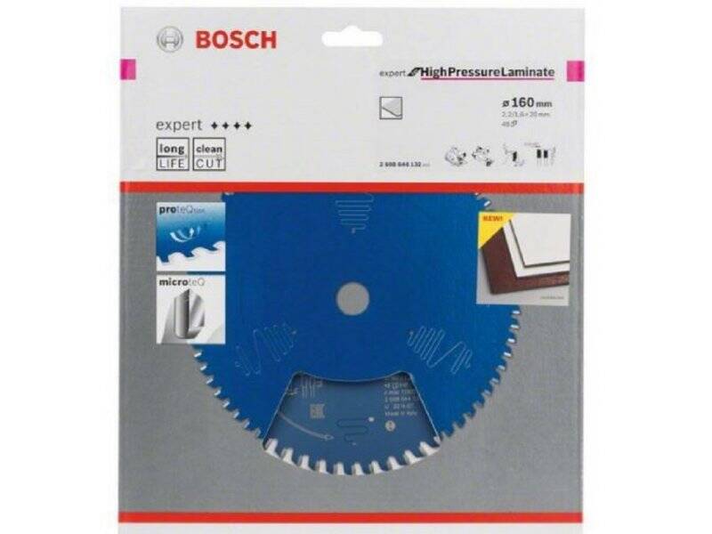 BOSCH LIST KRUŽNE TESTERE EXPERT FOR HPL 160X20X2.2 1.6×48 T