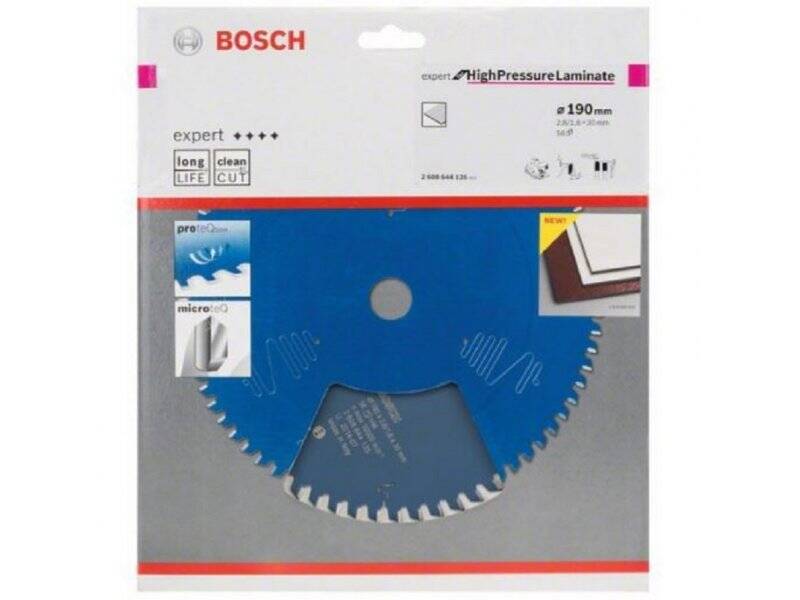BOSCH LIST KRUŽNE TESTERE EXPERT FOR HPL 190X30X2.6 1.6×56 T