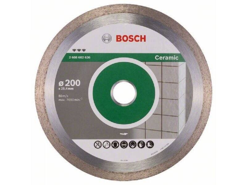 BOSCH DIJAMANTSKA REZNA PLOČA BEST FOR CERAMIC 2608602636, 200 X 25,40 X 2,2 X 10 MM