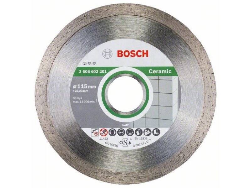 BOSCH DIJAMANTSKA REZNA PLOČA STANDARD FOR CERAMIC 2608603231, 115 X 22,23 X 1,6 X 7 MM