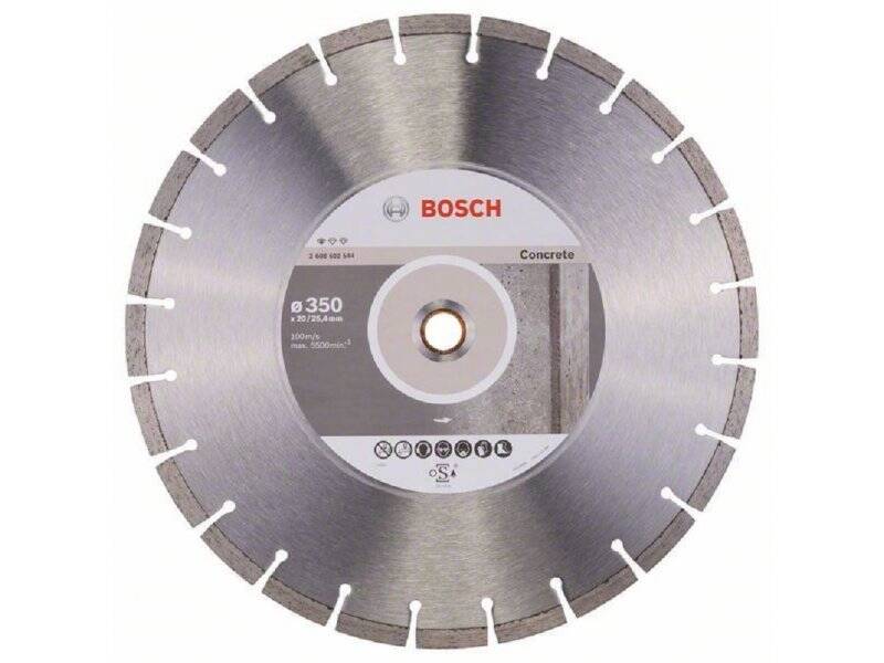 BOSCH DIJAMANTSKA REZNA PLOČA STANDARD FOR CONCRETE 2608602544, 350 X 20/25,40 X 2,8 X 10 MM