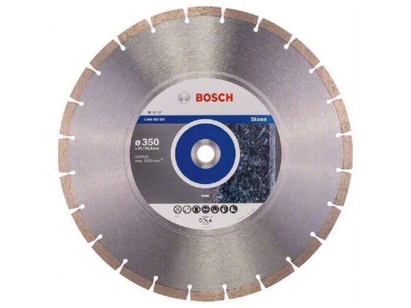BOSCH DIJAMANTSKA REZNA PLOČA STANDARD FOR STONE 2608602603, 350 X 20/25,40 X 3,1 X 10 MM