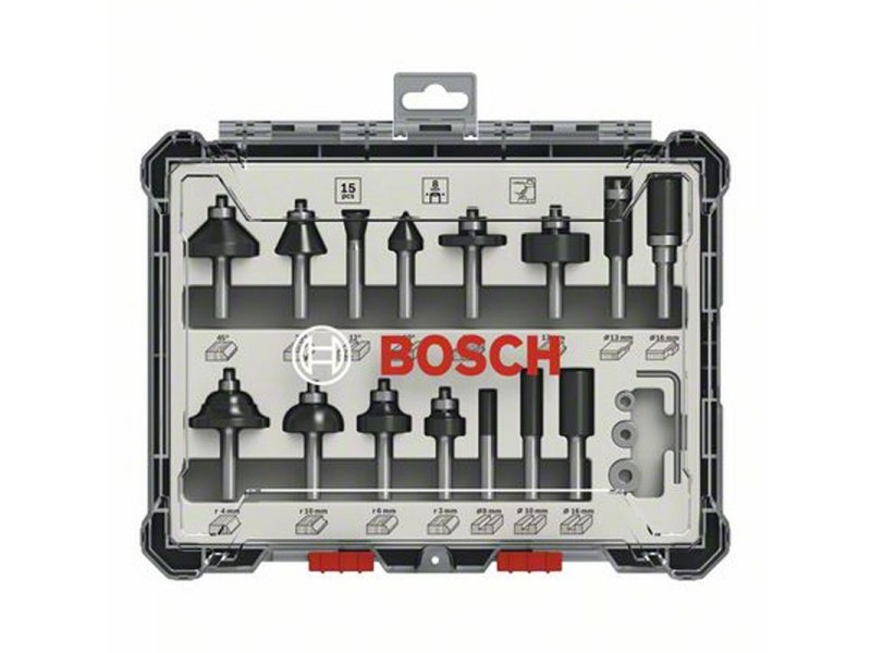 BOSCH SET GLODALA MIX 8MM WOOD 1/15