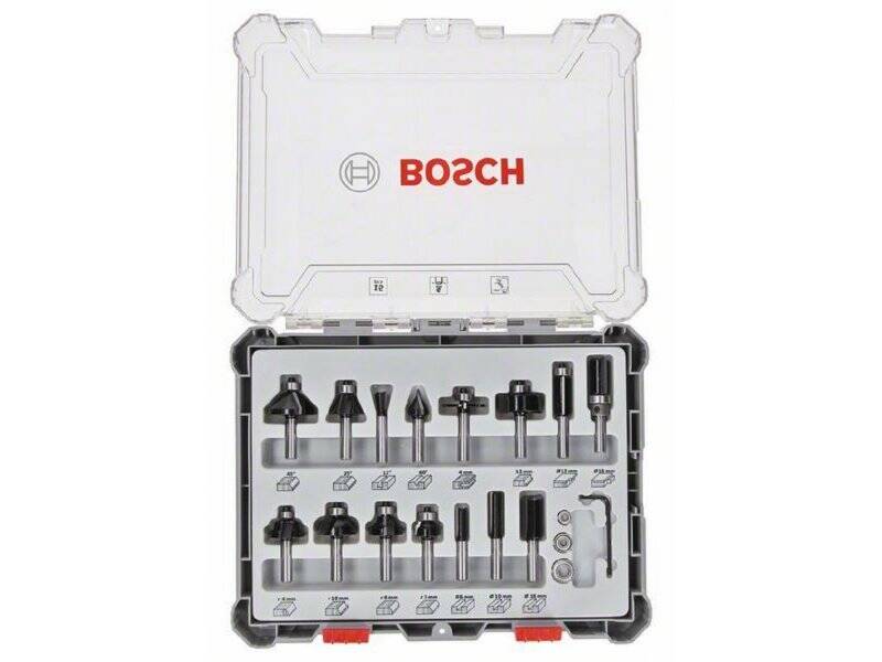 BOSCH SET GLODALA MIX 6MM WOOD 1/15