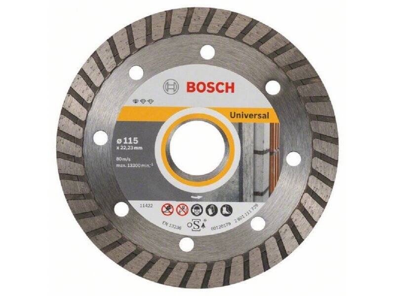 BOSCH DIJAMANTSKA REZNA PLOČA STANDARD FOR UNIVERSAL TURBO 2608603249, 115 X 22,23 X 2 X 10 MM