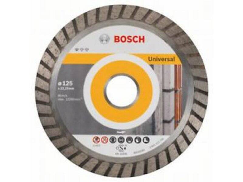BOSCH DIJAMANTSKA REZNA PLOČA STANDARD FOR UNIVERSAL TURBO 125 X 22,23 X 2 X 10 MM PAKOVANJE OD 10 KOMADA – 2608603250