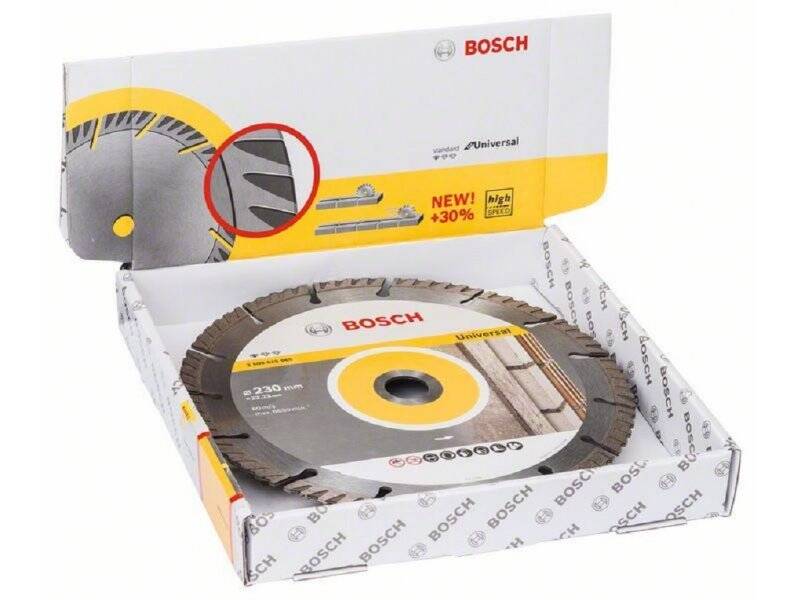 BOSCH DIJAMANTSKA REZNA PLOČA STANDARD FOR UNIVERSAL 230×22,23 (PAKOVANJE OD 10 KOM.) 2608615066, 230×22.23×2.6X10MM