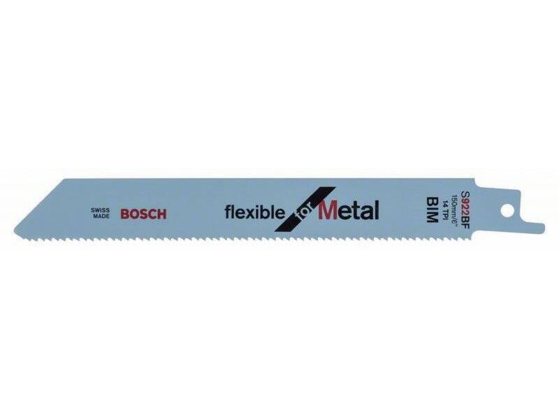 BOSCH LIST UNIVERZALNE TESTERE S 922 BF 2608656027, FLEXIBLE ZA METAL PAKOVANJE OD 100 KOMADA