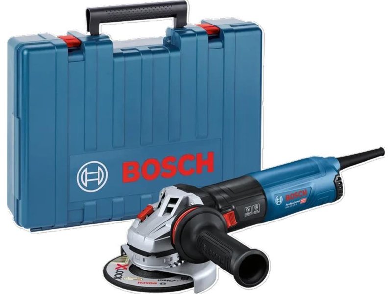 BOSCH GWS 14-125 S PROFESSIONAL UGAONA BRUSILICA U KOFERU, 06017D0101