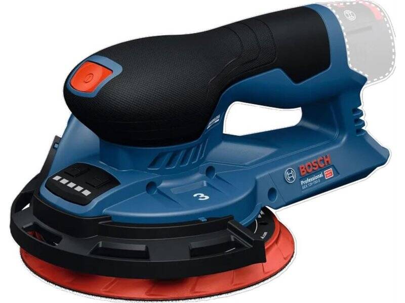 BOSCH GEX 12V-150-3 PROFESSIONAL AKUMULATORSKA EKSCENTAR BRUSILICA U L-BOXX 162, 0601373301