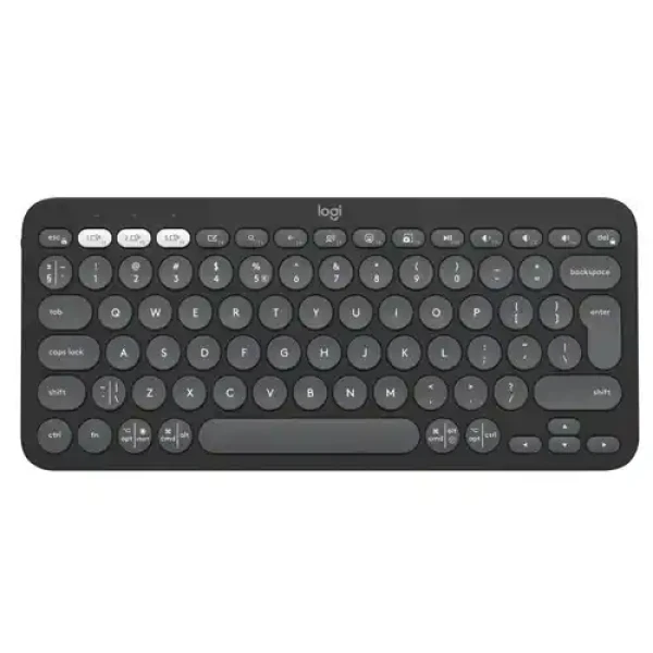 Bežična tastatura Logitech K380s Bluetooth Pebble Keys 2 US Tonal Graphite