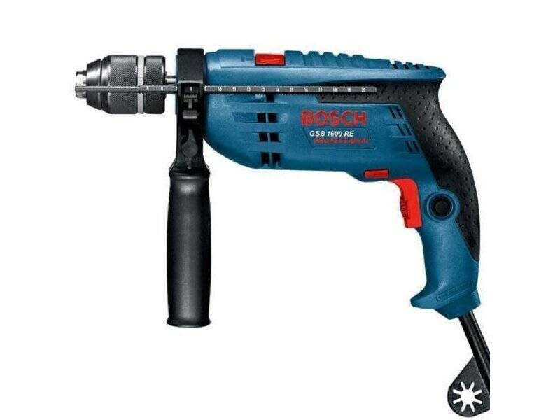 BOSCH PLAVI ALAT GSB 1600 RE VIBRACIONA BUŠILICA, 750W, 0601228200