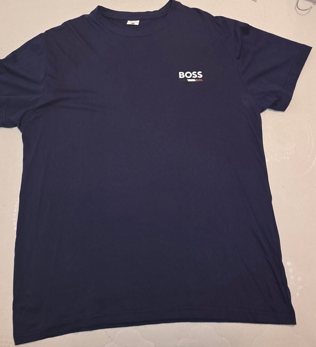 Men's T-shirt Boss, bоја - Tamnoplava