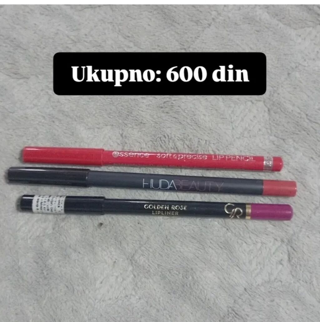 Set od 3 olovke za usne - Essence Soft & Precise Lip Pencil –
