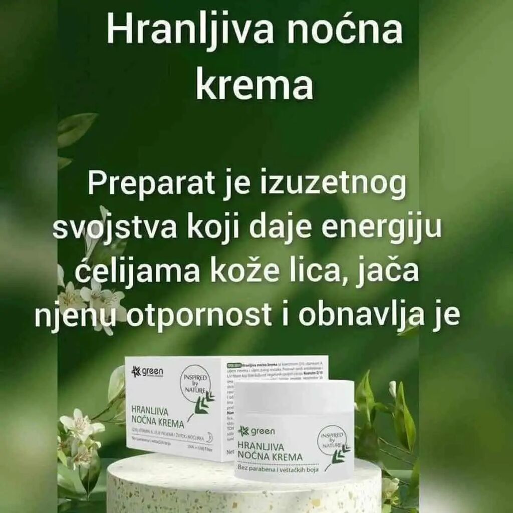 Green – Inspired by Nature: prirodna nega lica, tela i doma -
