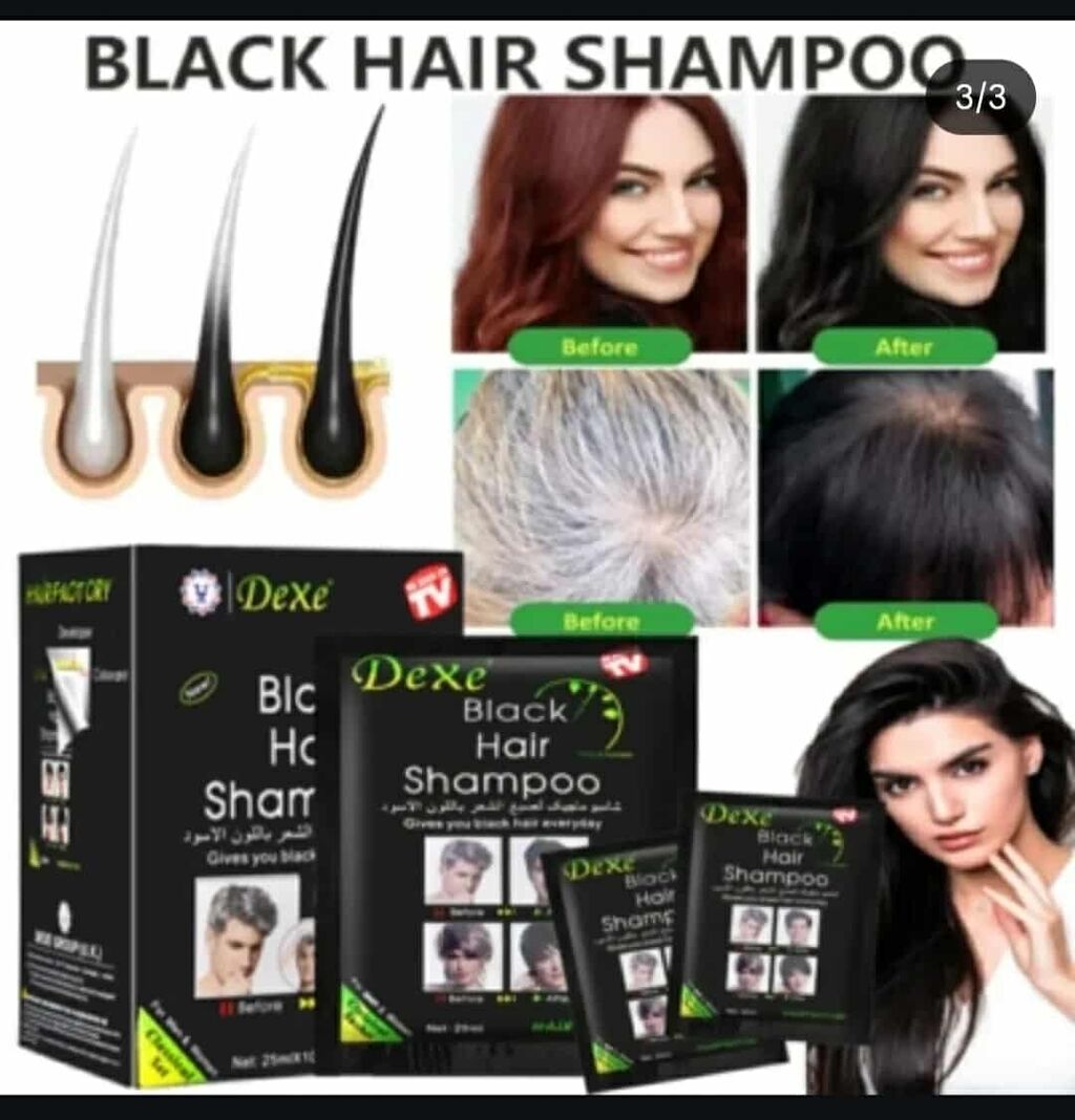Dexe Black Hair Shampoo – 2 u 1 šampon za kosu koji vraća crnu boju