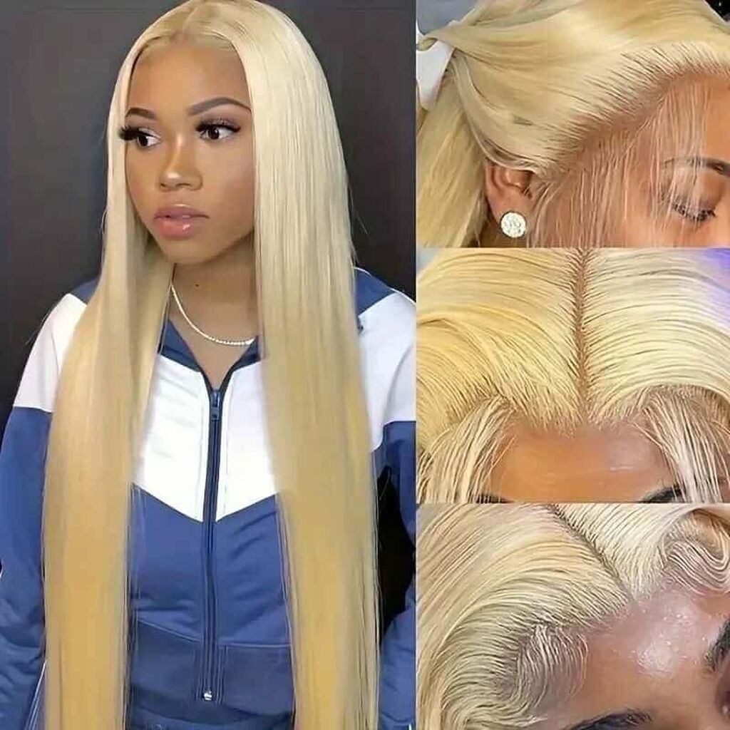   Lace Front perika ✅Cena: 4500 din Perika – duga ravna blond čipka