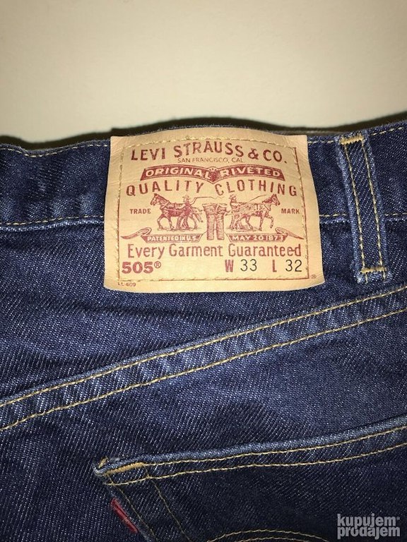 Original LeviS farmerice 33 NOVE 100% cotton Polustruk 45cm