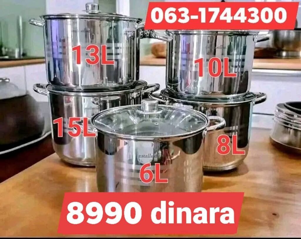 Set od 5 lonaca