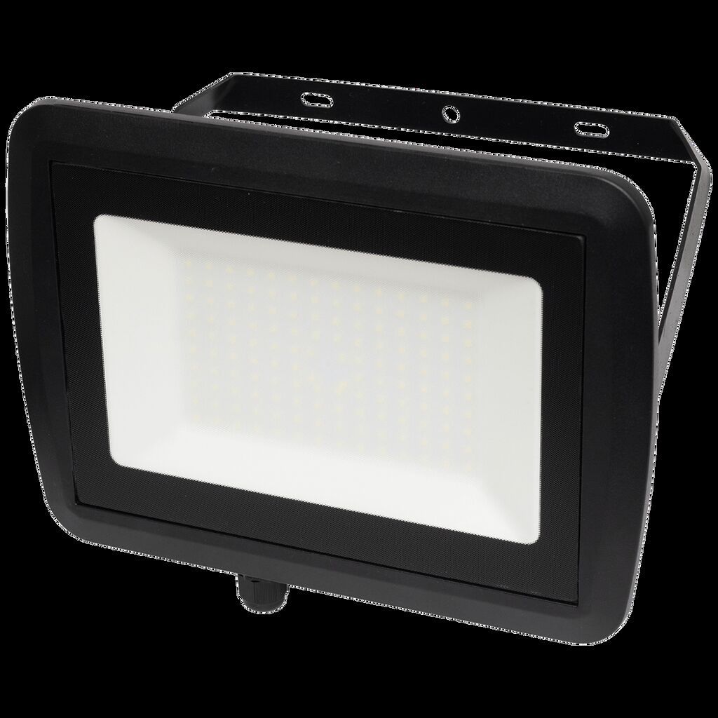 Reflektor, LED, 100 W, 8200 lm, IP65. Boja: crna. Snaga: 100 W