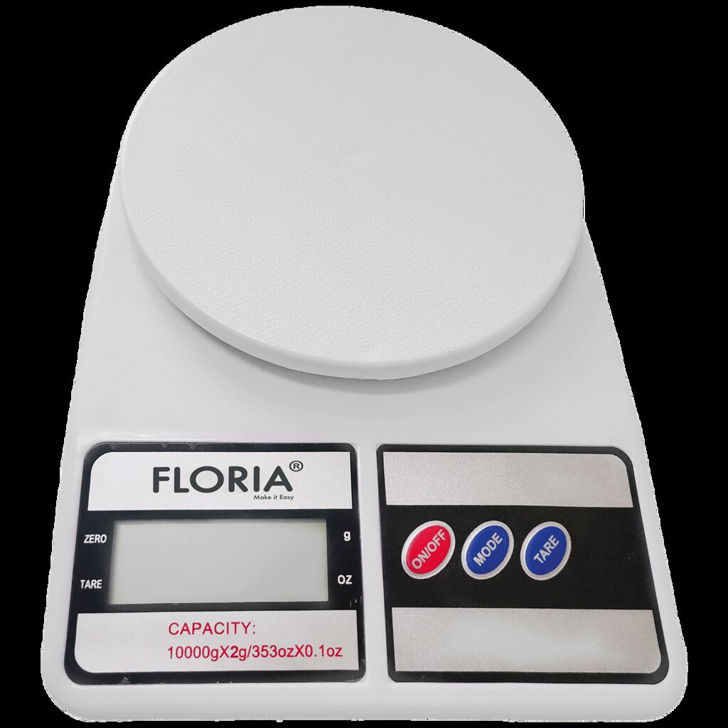 Vaga, digitalna kuhinjska, do 10 kg. Kapacitet: 10000 g – 2 g Mernе