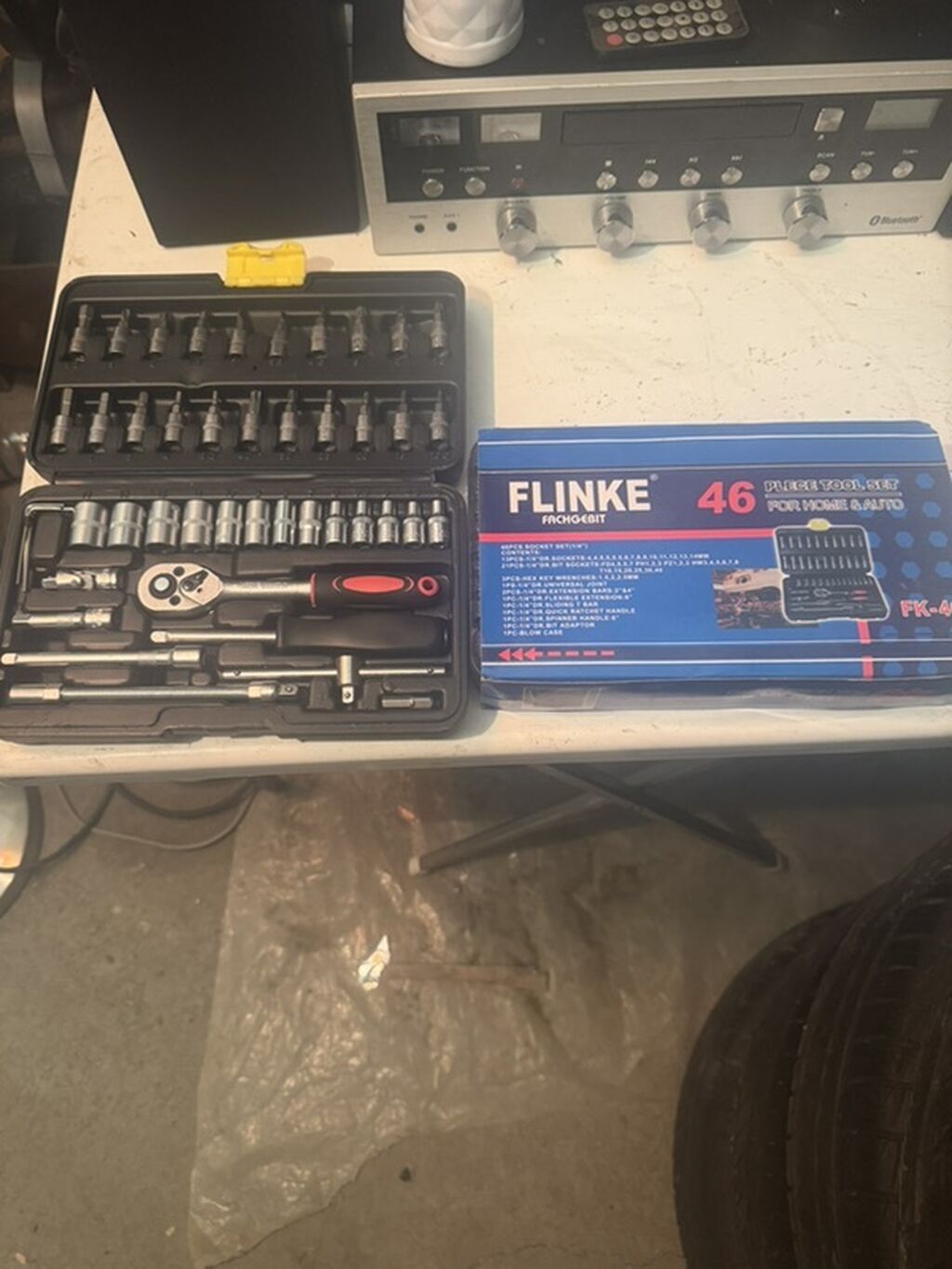 FLINKE set alata – 46 delova - Komplet nasadnih ključeva i bitova za