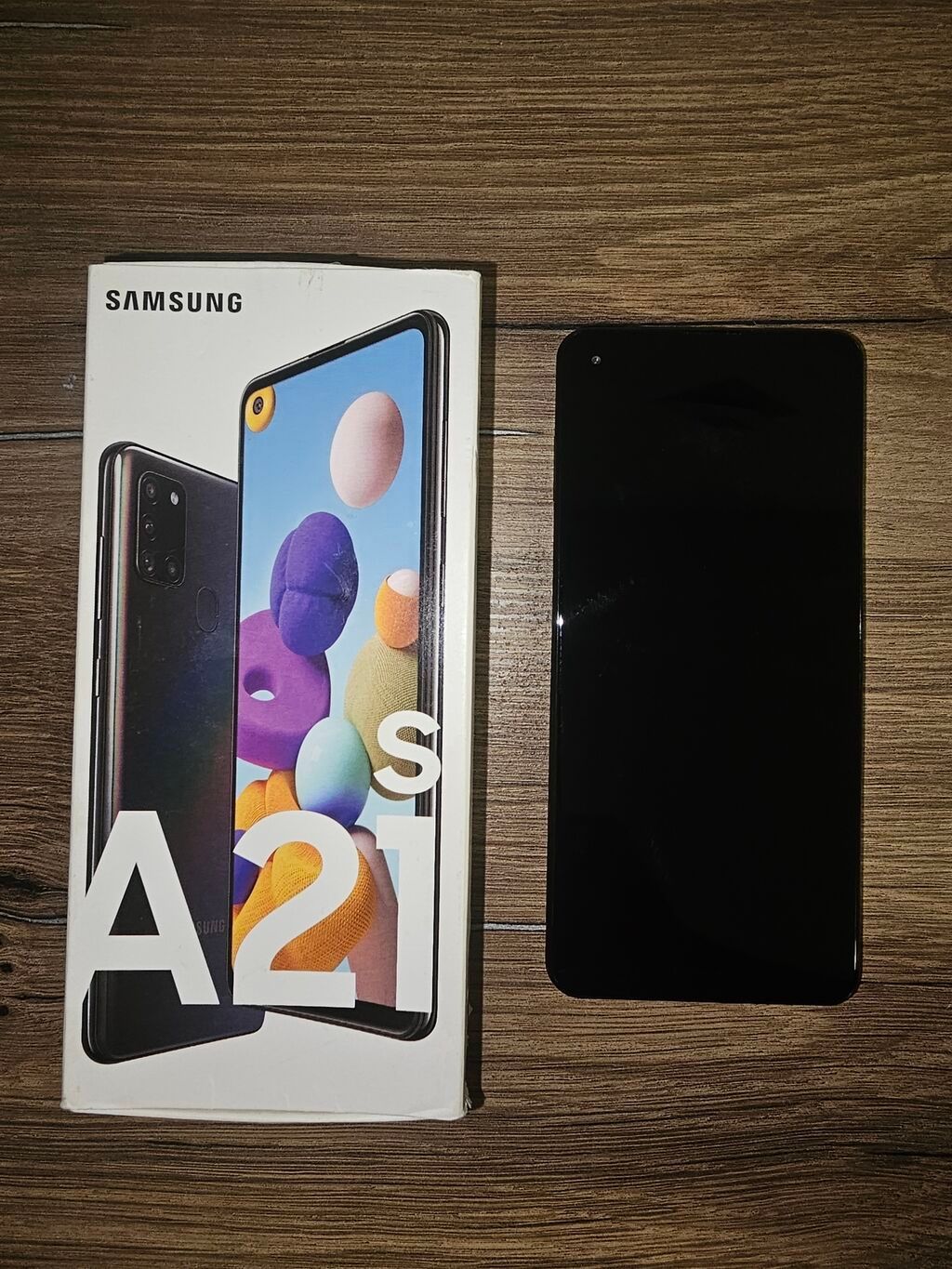 Samsung Galaxy A21s – crni, sa originalnom kutijom. Ključne