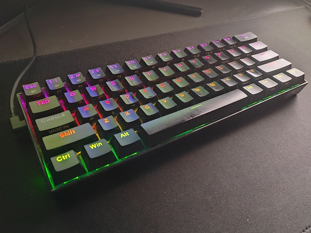 Redragon Draconic K530 – bežična RGB mehanička tastatura (60%) -