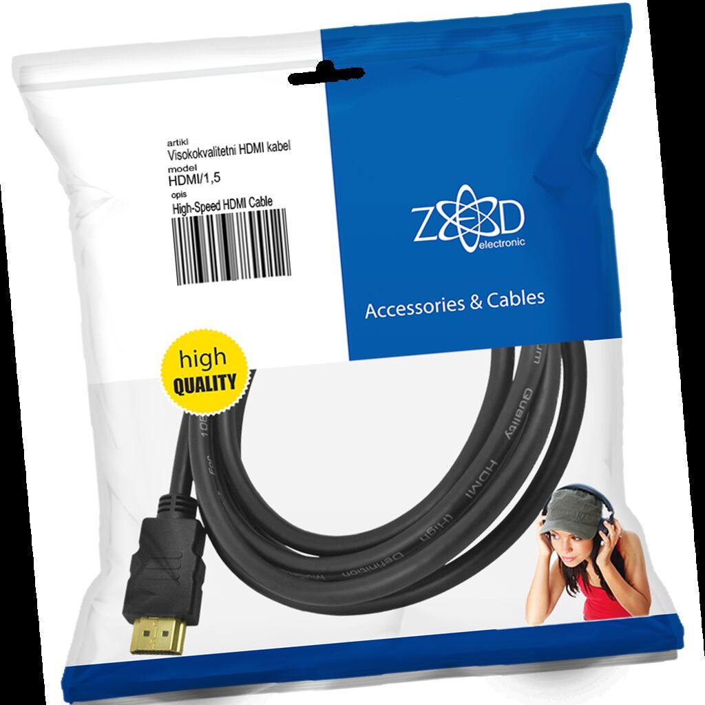 Visoko kvalitetni HDMI digitalni kabl, 3D over HDMI Ver. 1.4 +