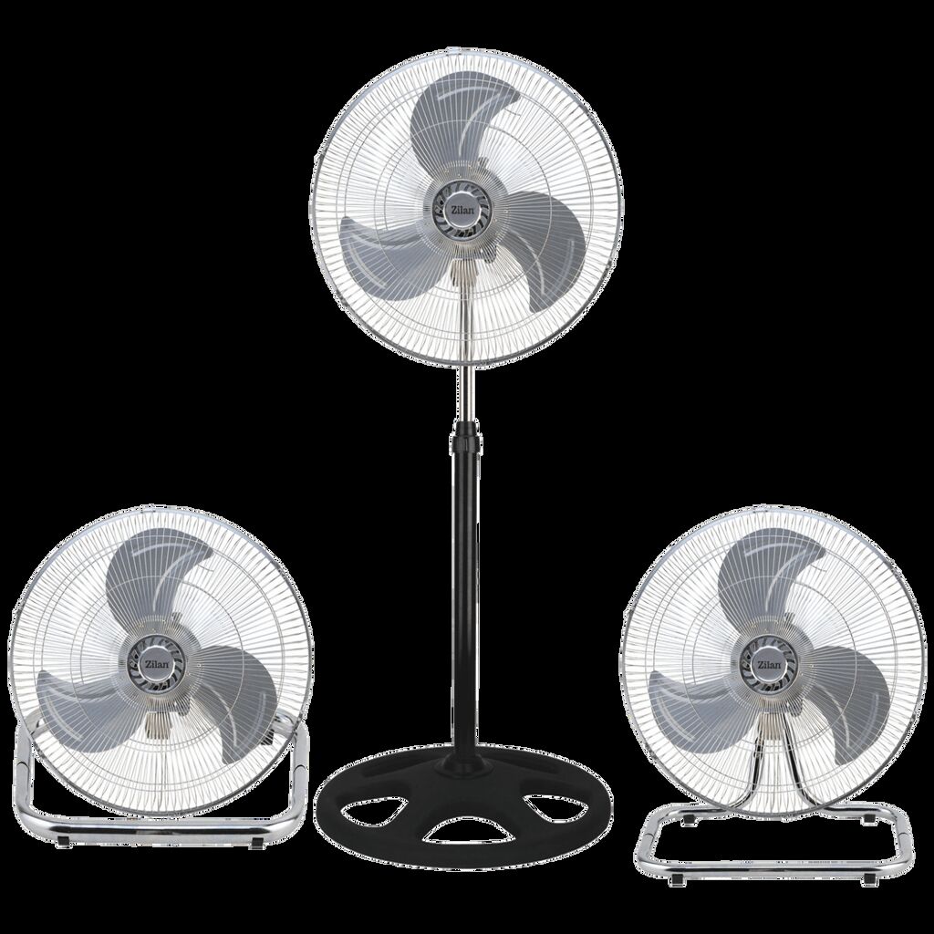 18"(46 cm) ventilator za stalak/sto/pod. Mogućnost korišćenja u 3