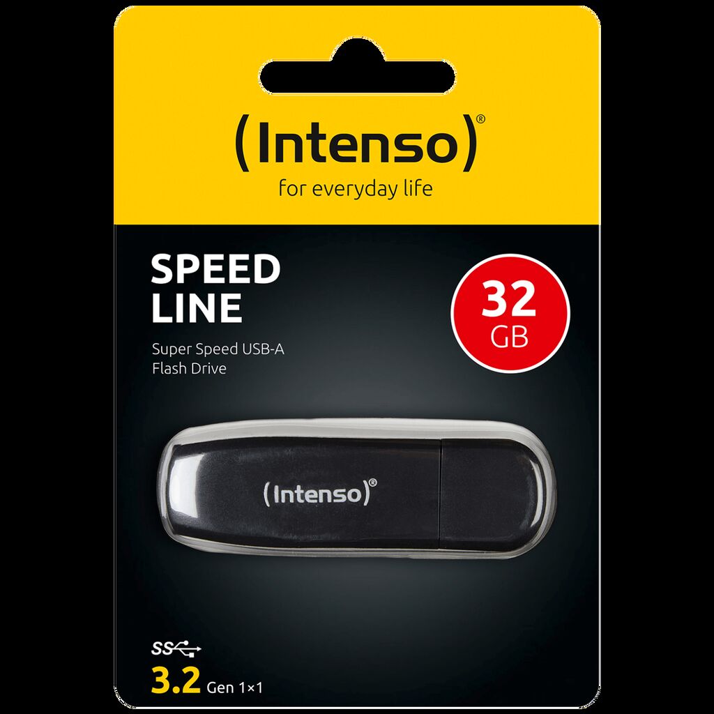 USB Flash drive 32GB Hi-Speed USB 3.2, SPEED Line. USB Flash drive