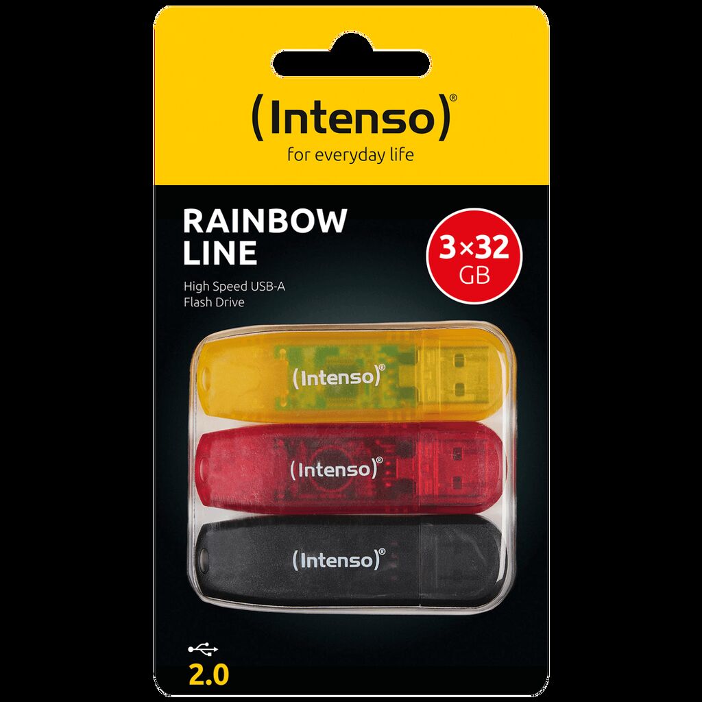USB Flash drive 32GB Rainbow Line, materijal transparentna plastika