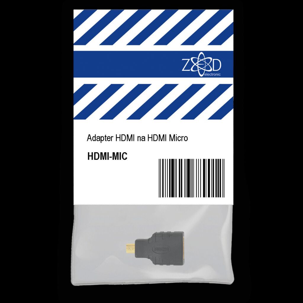 HDMI konektor ženski na HDMI mikro konektor, 19 pinski, pozlaćeni