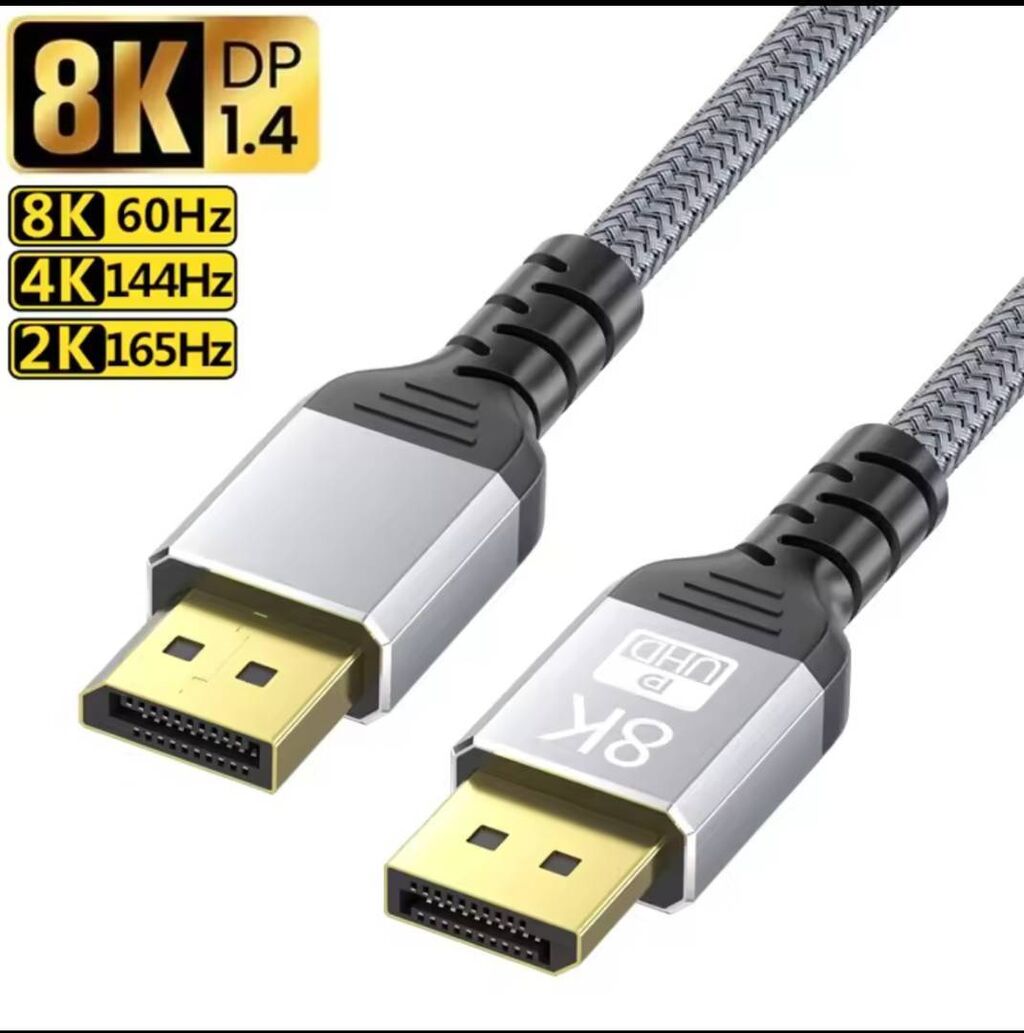 8K Displayport kabel DP1.4 144Hz 165Hz Video Audio kabel