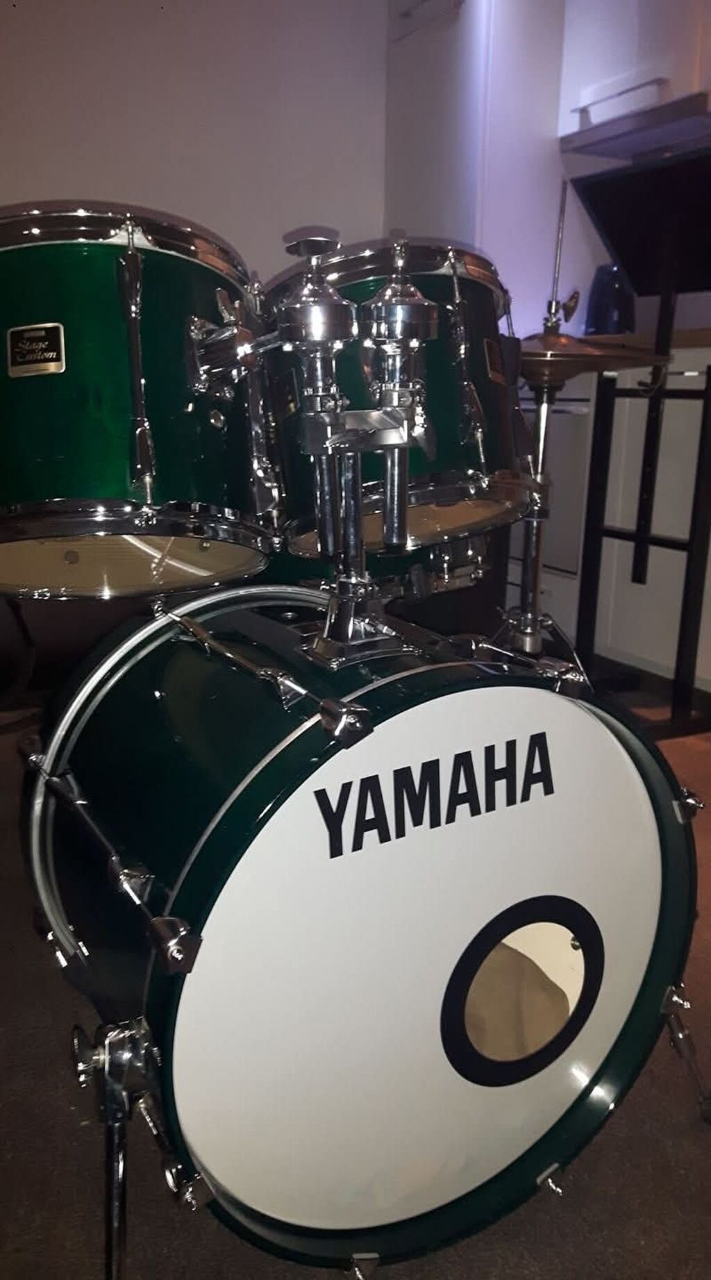Yamaha akustični bubanj set – Stage Custom serija, zelena metalik