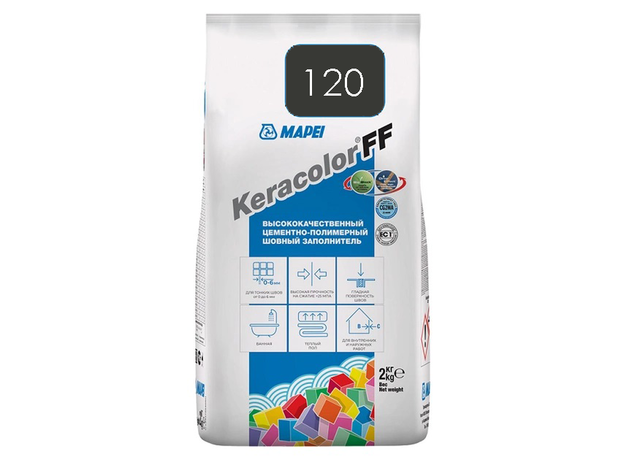 MAPEI FUGOMAL 120 ULTRACOLOR CRNA 2/1