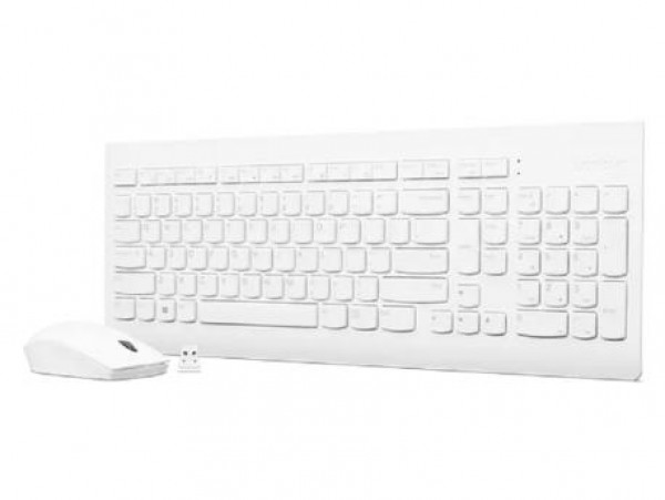 Lenovo 510 Wireless Combo Tastatura i miš, bela, US English 103P ( GX30W75336 )