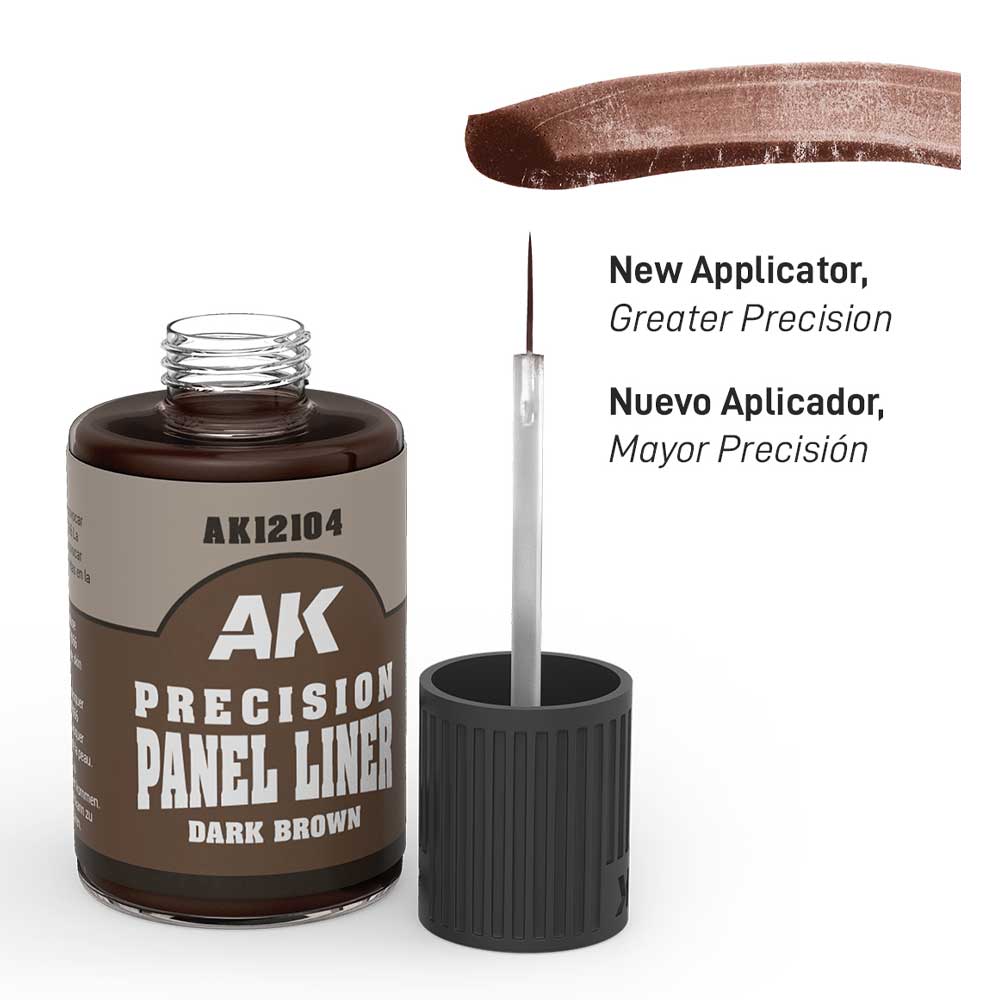 Precision paneliner - Dark Brown 30ml