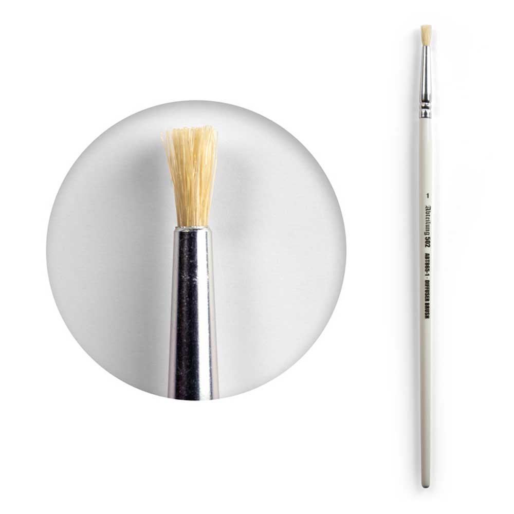 Abteilung 502 Special Synthetic Brushes: ABT Diffuser Brush 1 (8mm Long Hair)