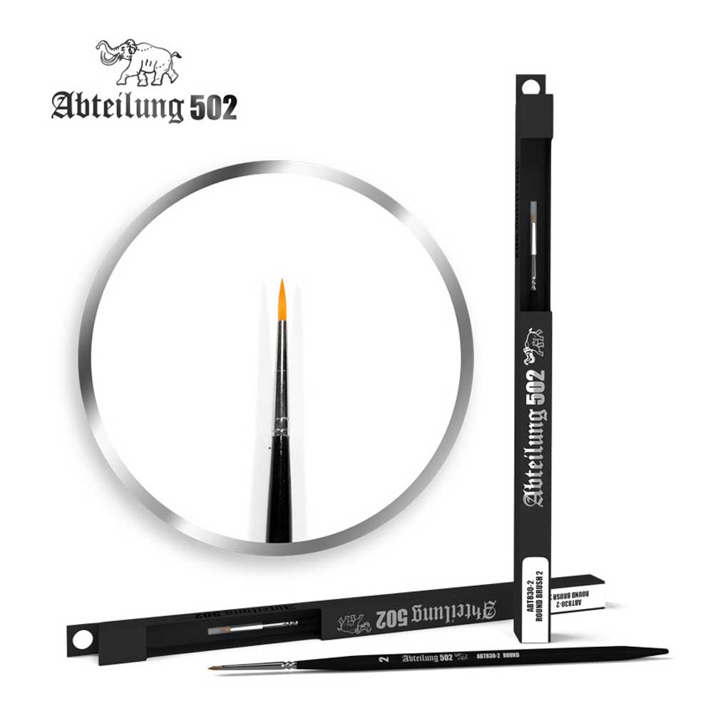Abteilung 502 Deluxe Synthetic Brush: Round Brush 2